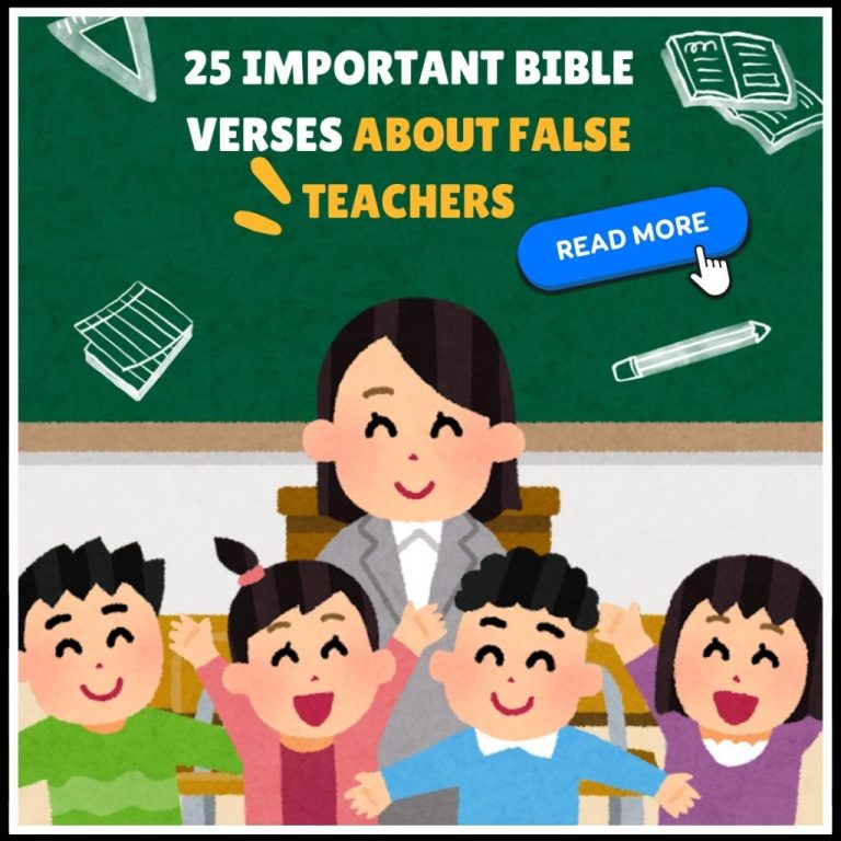 25 Important Bible Verses About False Teachers